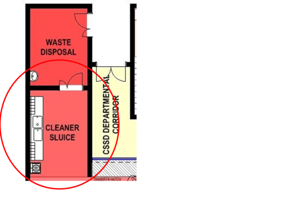 Central sterile services department - The HILLSIDE