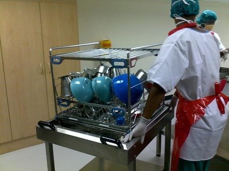 Central sterile services department - The HILLSIDE